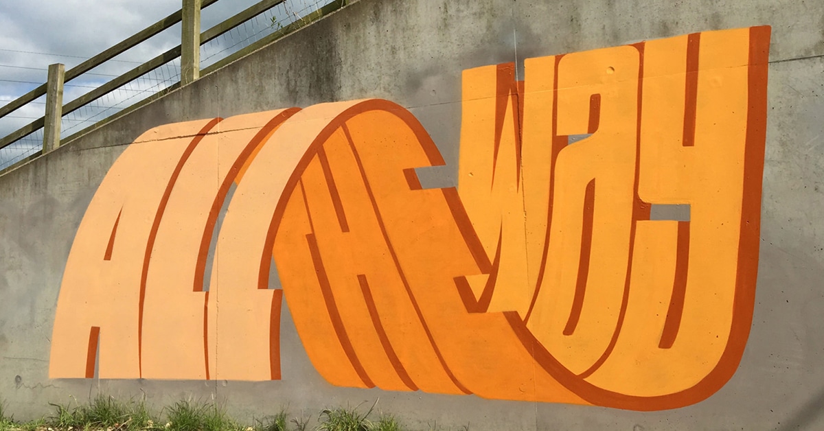 Street Artist Creates Multi-Layered Typography Puzzles With Hidden ...