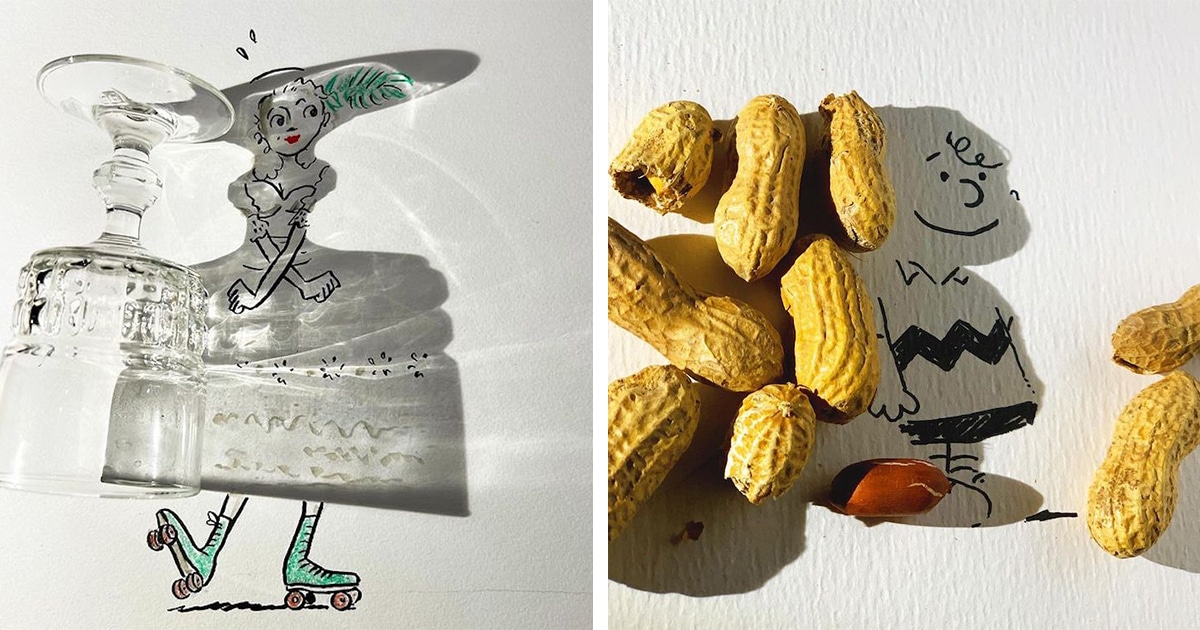 Artist Cleverly Harnesses the Shapes of Shadows to Create Quirky ...