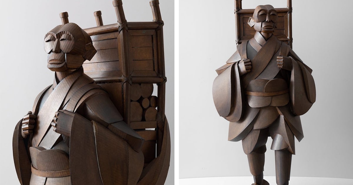 Artist Connects With Family History by Building Cardboard Sculptures ...