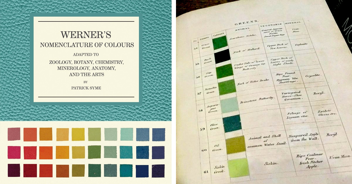 Handwritten 19th-Century Color Guide Poetically Describes Where Shades ...