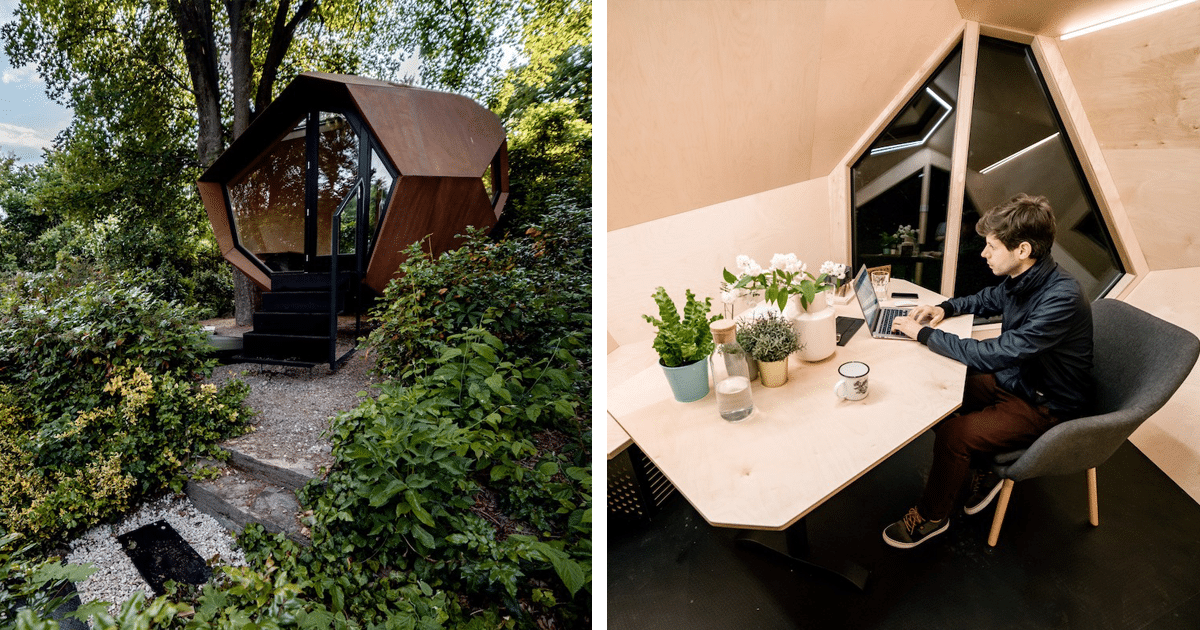 Futuristic Office Pod Offers a Stylish Way To Separate Work From Home ...