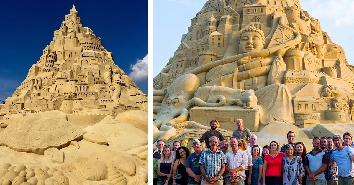 Towering Sand Sculpture in Germany Breaks World Record for Tallest ...